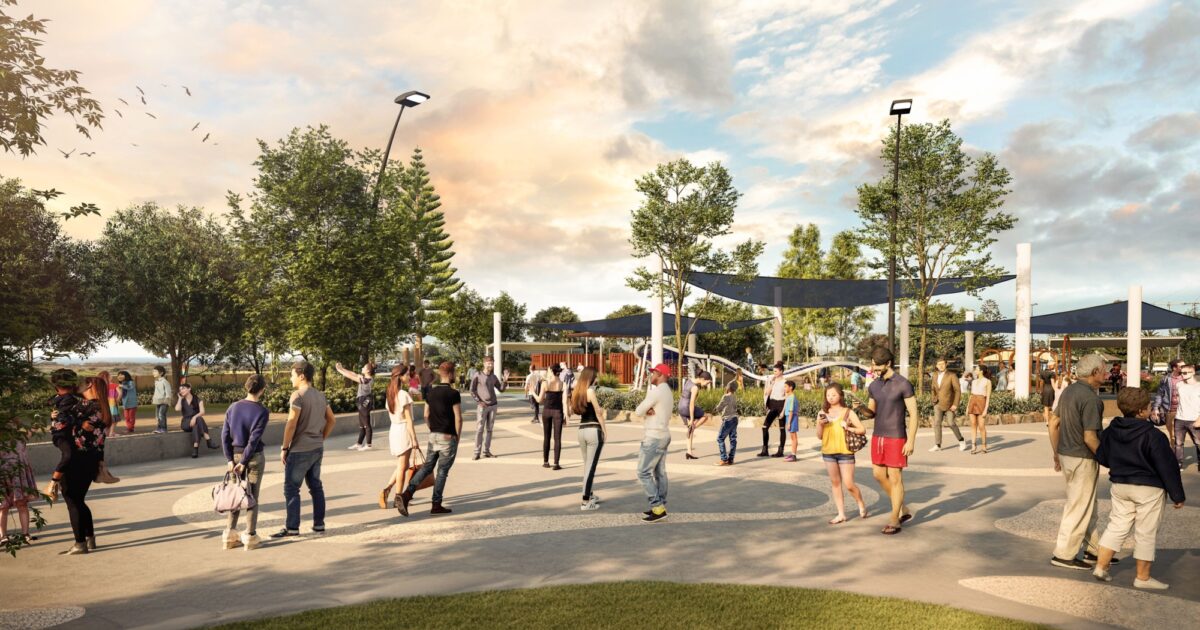 West Beach Parks unveils $2.9 million community square and play space ...